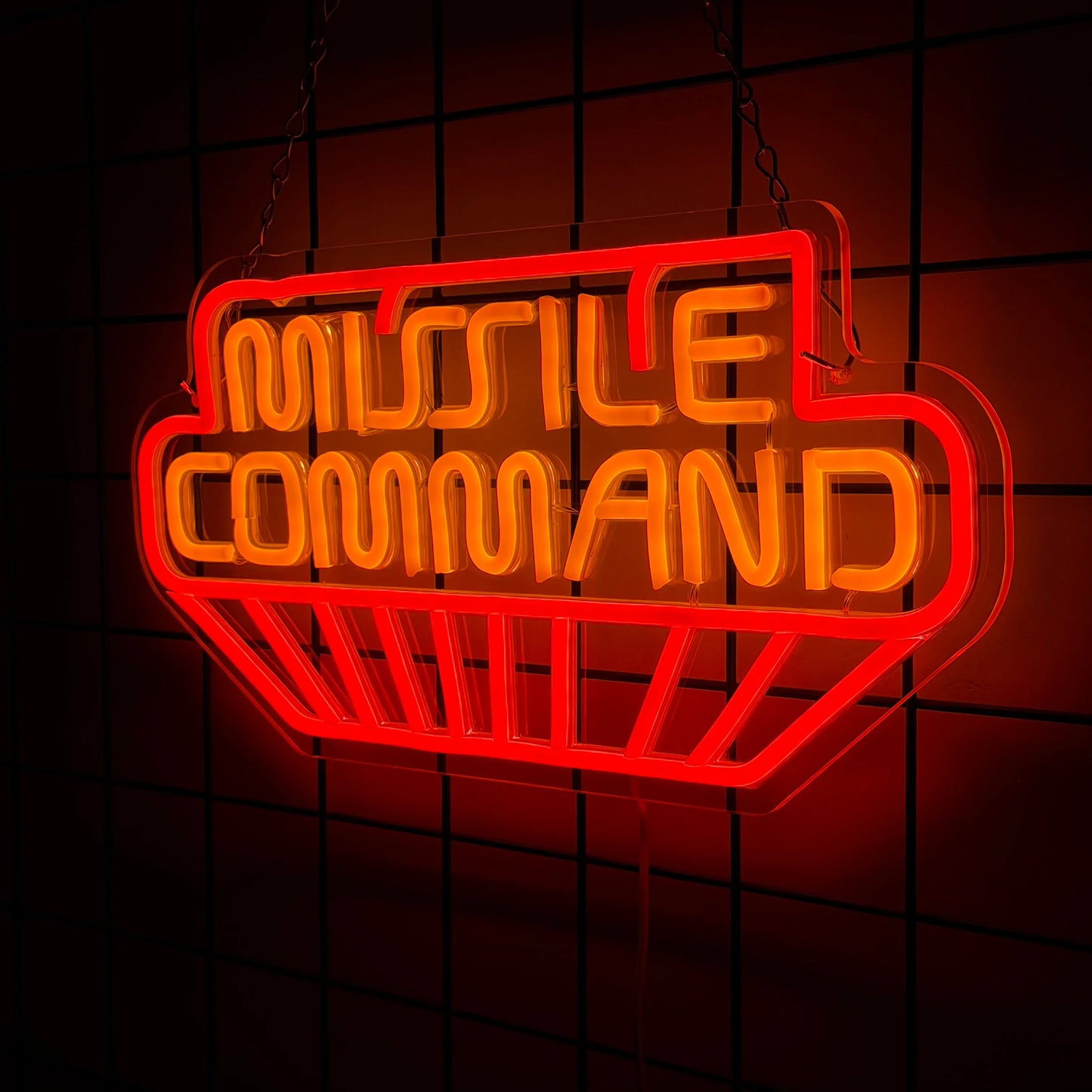 Missile Command Neon LED Sign (15.8” x 7.7”) – Atari®