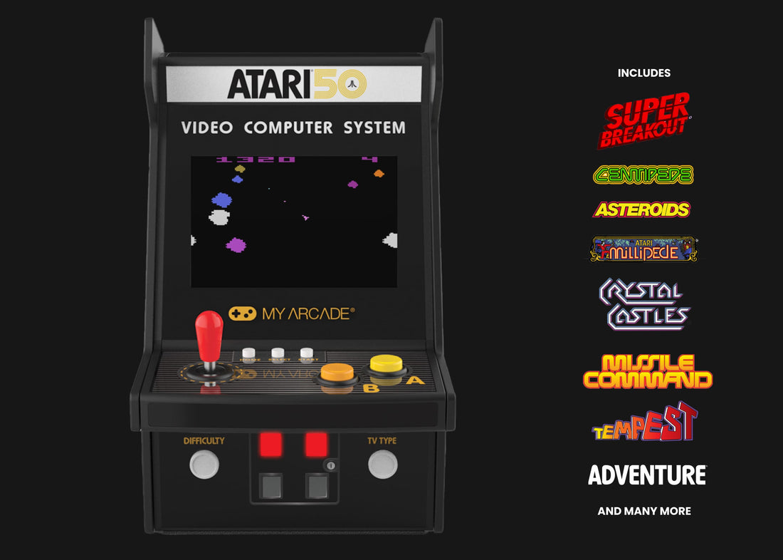 Atari 50 Micro Player Pro - Official Atari Video Game Arcade Cabinets ...