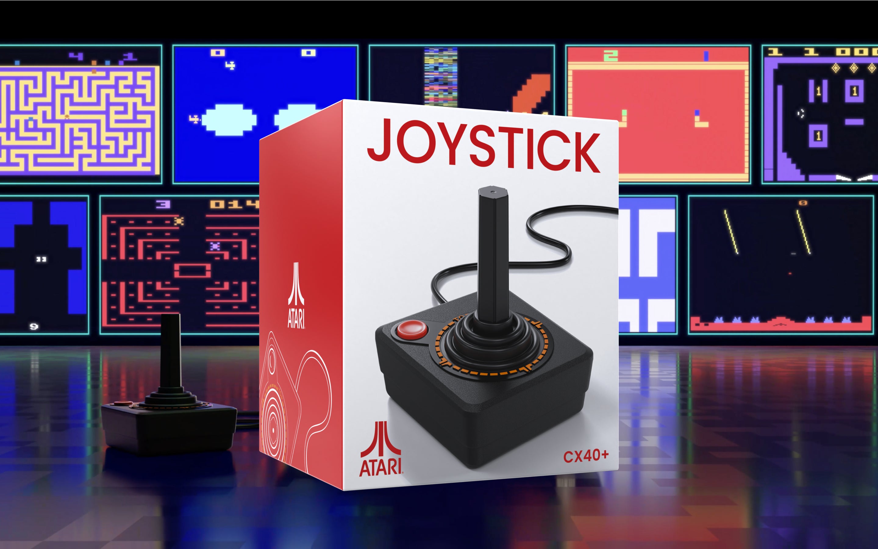 CX40+ Joystick - Official Atari Video Game Console Accessories – Atari®
