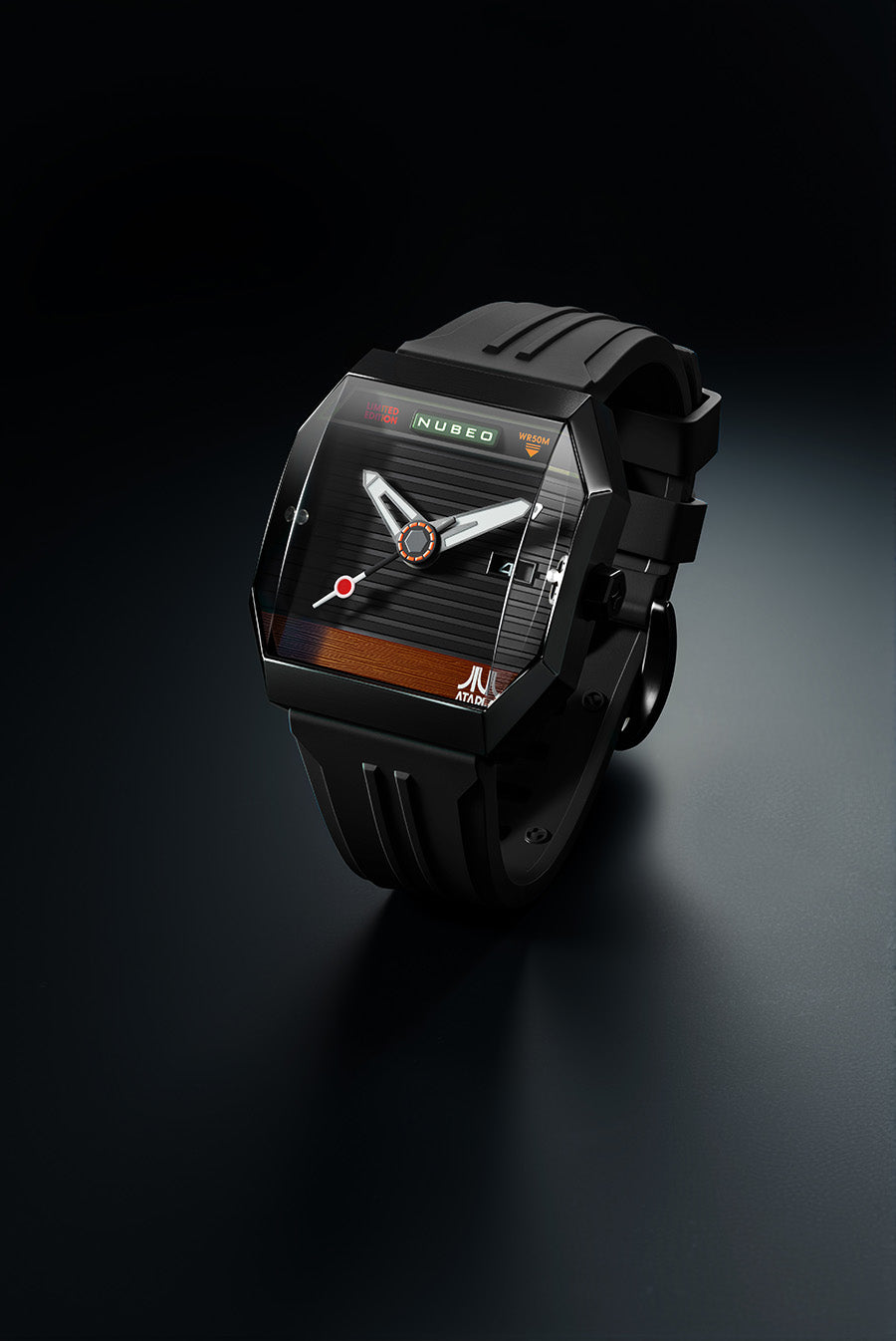 NUBEO x Atari Watch - Console Automatic Atari 2600 - Joystick Shadow ...