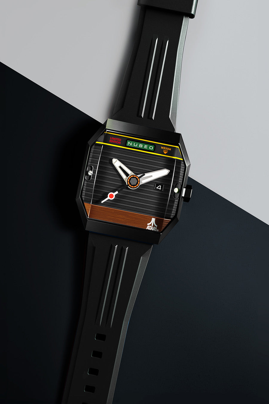 NUBEO x Atari Watch - Console Automatic Atari 2600 - Joystick Shadow ...