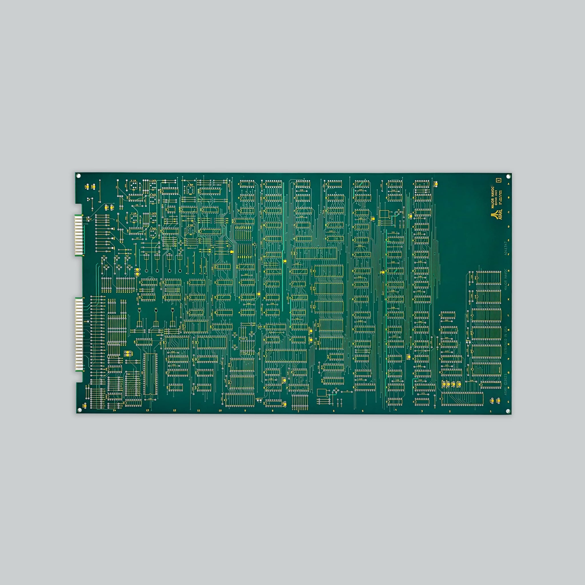 Major Havoc Reproduction PCB Revision E - Official Atari Printed ...