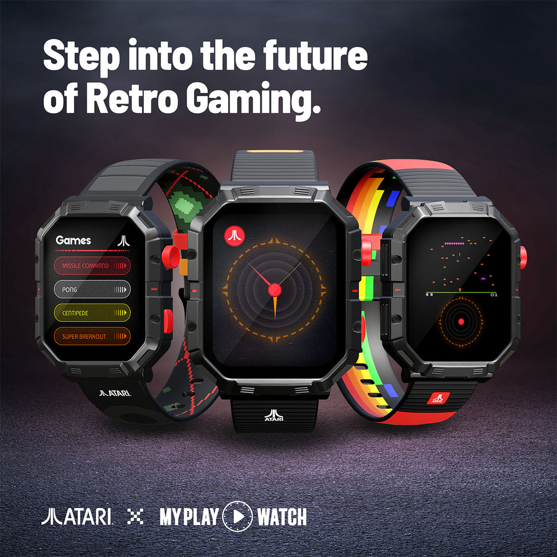 Atari 2600 My Play Watch + Free Limited Edition Band – Atari®