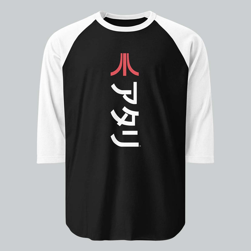 Katakana 3/4 Sleeve Raglan Tee Club Exclusive Color – Atari®